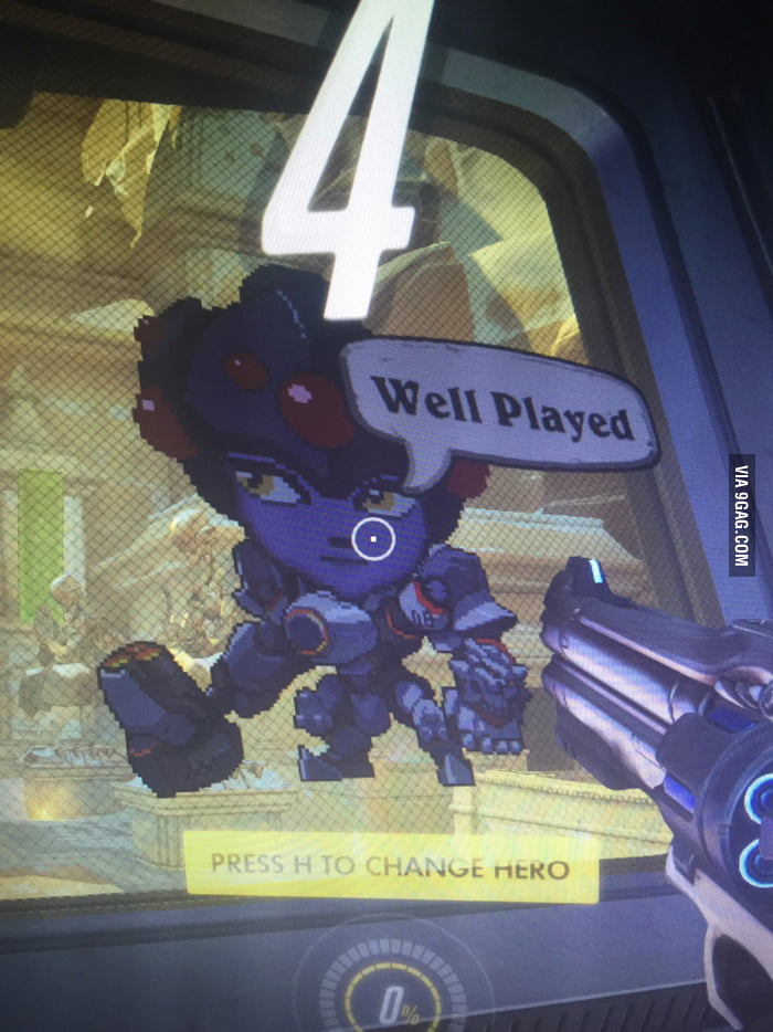 Overwatch spray - 9GAG