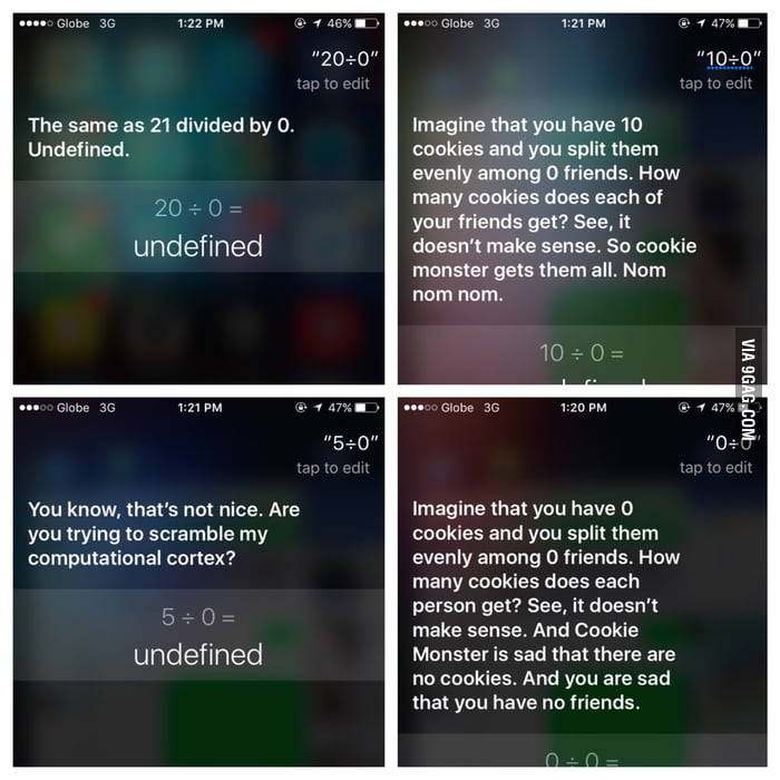 Siri kinda harsh on the last one tho :\ - 9GAG