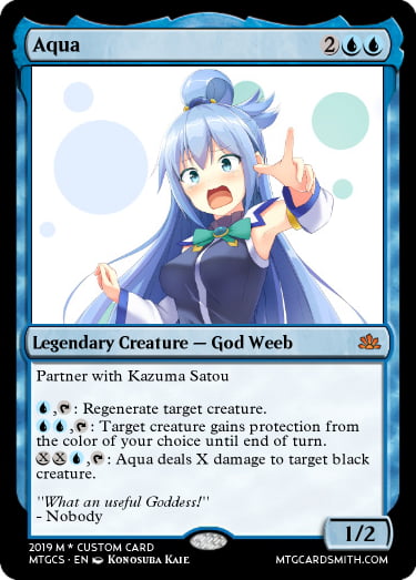 MtG Weeb Card: Aqua - 9GAG