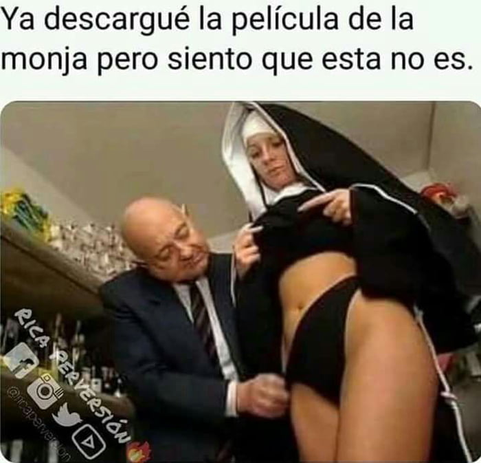 I think this is the wrong movie 'The Nun'. - 9GAG