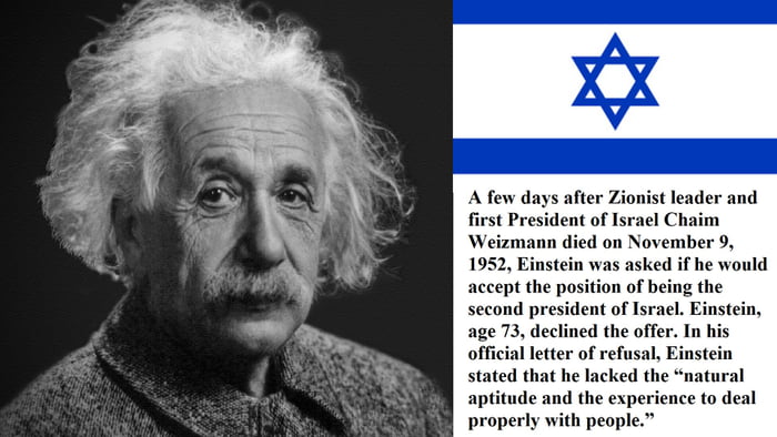 Historical fact #33. Albert Einstein could have been president of ...