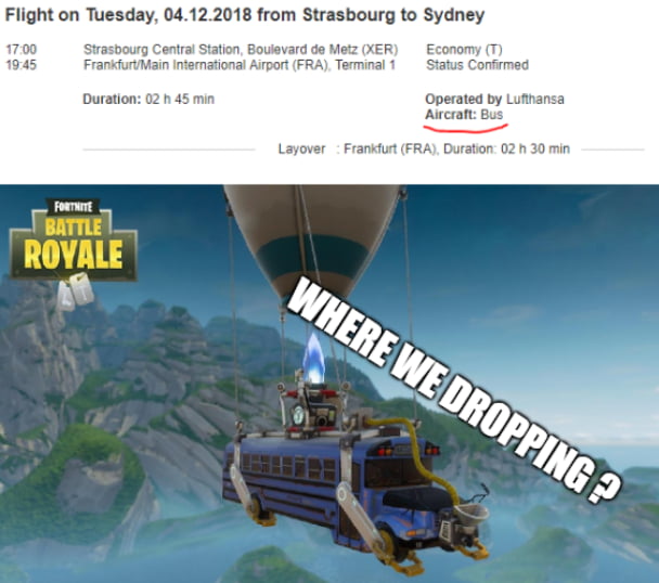 My first thought when I was looking at my flight plan.....apparently a ...