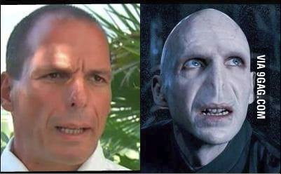 New Greek Minister's secret identity revealed, muggles beware! - 9GAG