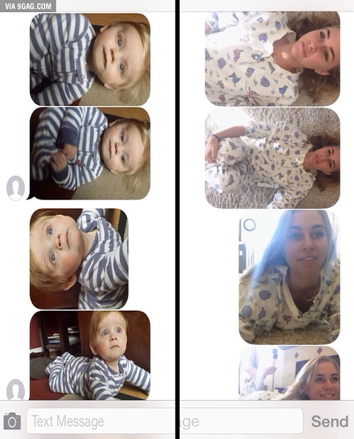 A random number keeps sending me pics of their baby, so I send back ...