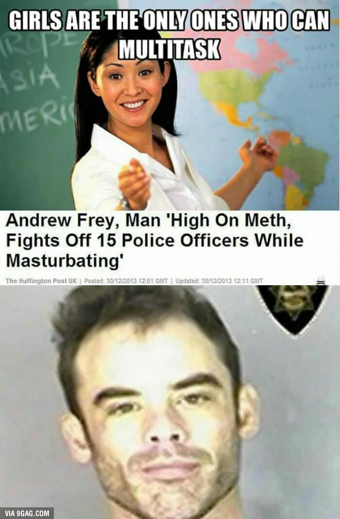 'Men can't multitask' they say - 9GAG