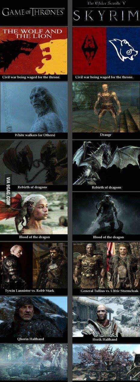 I was wondering this from the start and Azura high. - 9GAG