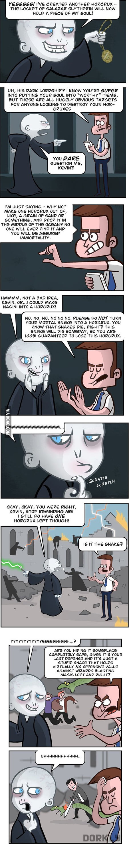 Voldemort's assistant... Kevin - 9GAG