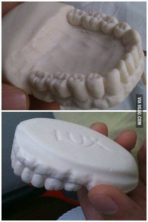 I'll be a Dentist, so a friend made me this. It's soap. - 9GAG