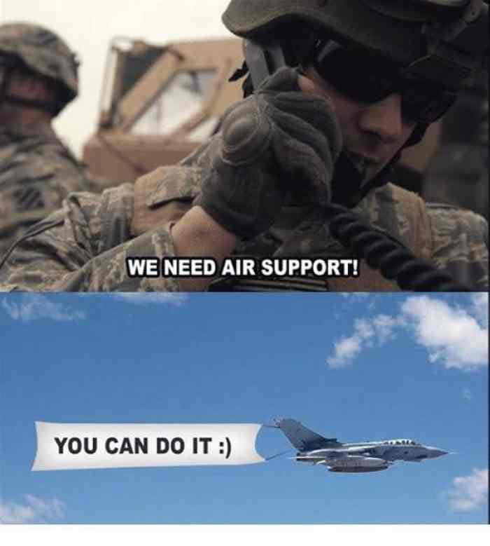 Air Support. - 9GAG
