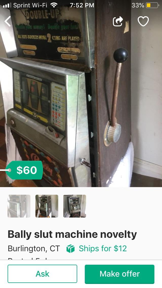 A real old fashioned slut machine - 9GAG