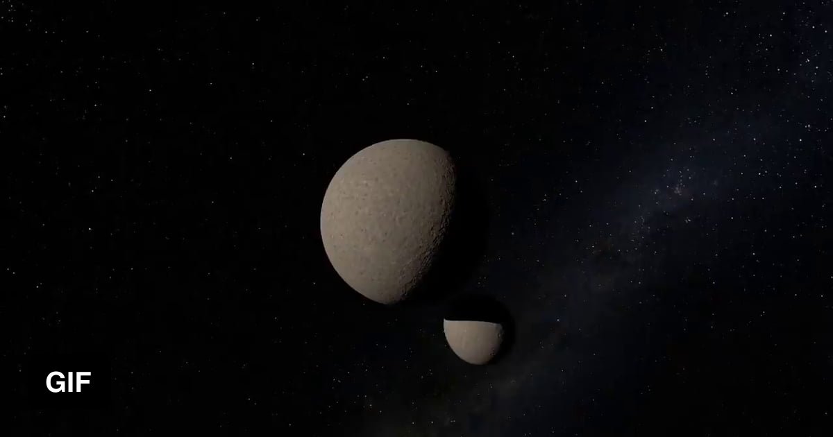 Moon formation simulation - 9GAG