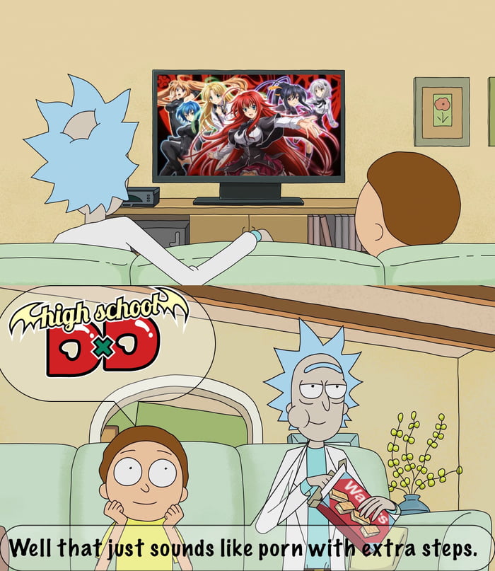 High school dxd is just porn with extra steps - 9GAG