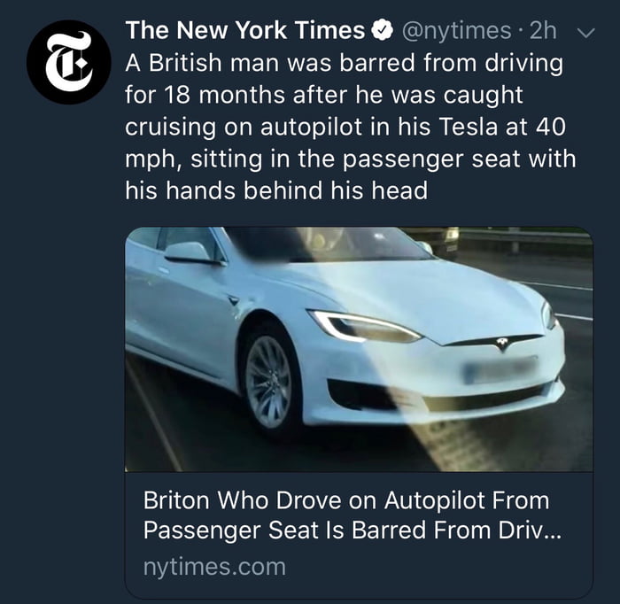 Taking auto pilot to a whole new level. - 9GAG