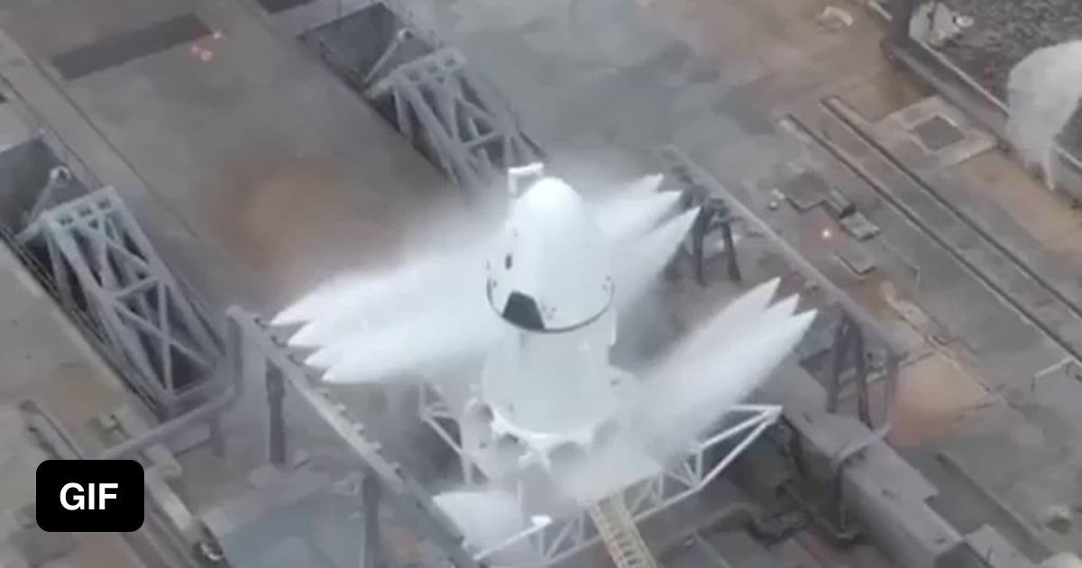 Testing Dragon capsule launch escape system - 9GAG