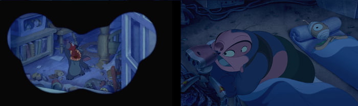 In Lilo and Stitch (2002), the alien binocular's view matches the ...