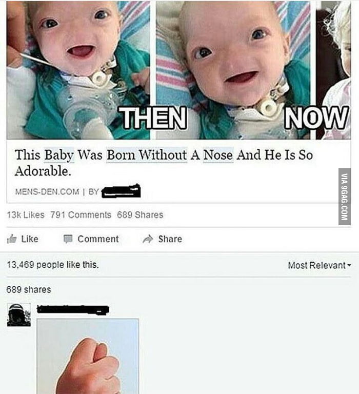 Got your nose! - 9GAG