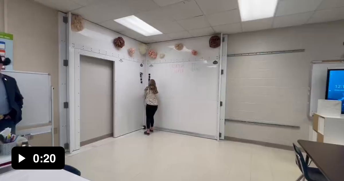 Bulletproof room in classroom - 9GAG