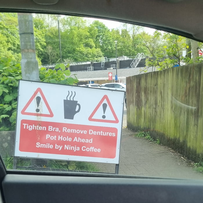 Coffee road sign - 9GAG