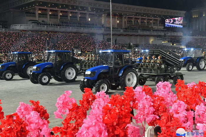 Example of brand new North Korean developed Low Mobility Rocket ...