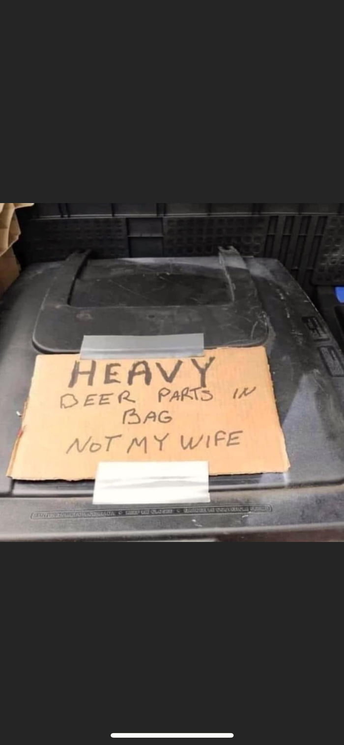 Friend Of A Friend’s A Hunter & Left This Note For Garbage-Men - 9GAG