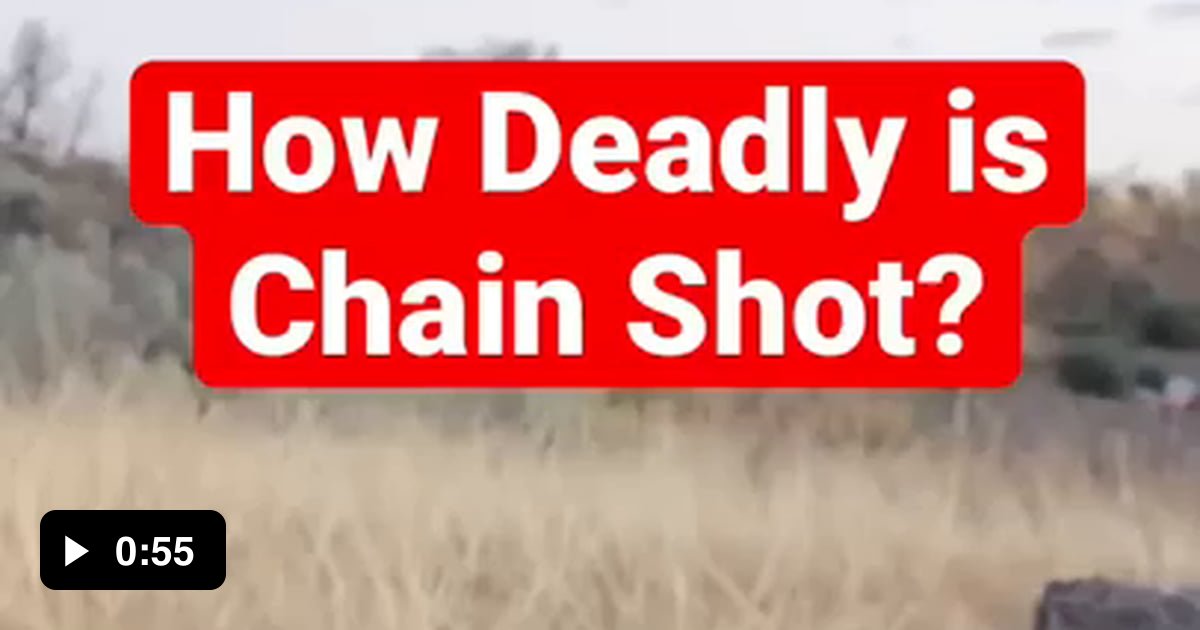 Damage done by a chain shot - 9GAG