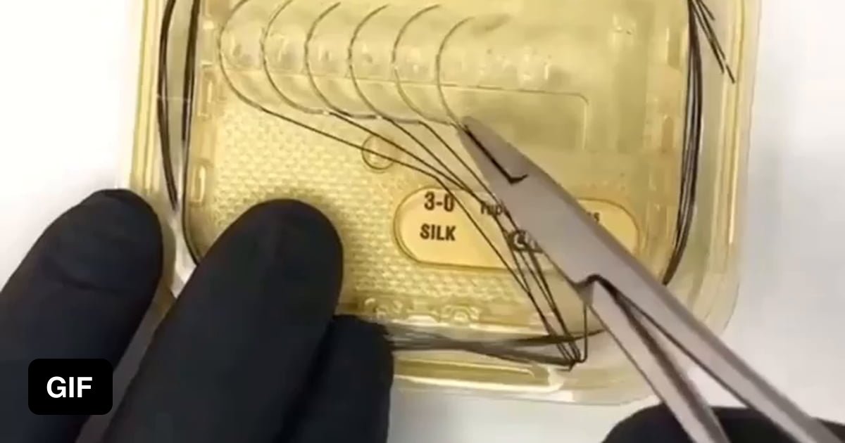 This suture kit that allows you to practice stitches: - 9GAG