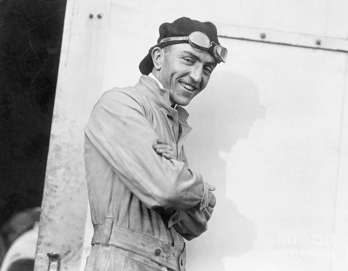 Captain Eddie Rickenbacker. During ww1 he shot down 26 planes, lived ...
