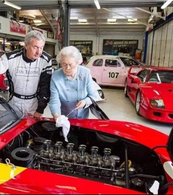 "Queen Elizabeth" With Pink Floyd drummer Nick Mason and his 1962 ...