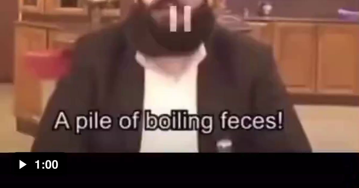 Boiling in poop I tell you! - 9GAG