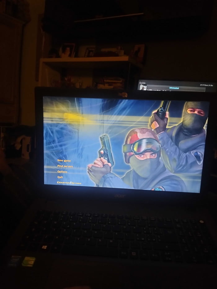 Cs:go 1.6 with the friends I used to play with when I was younger in a cyber coffee shop.. Life ...