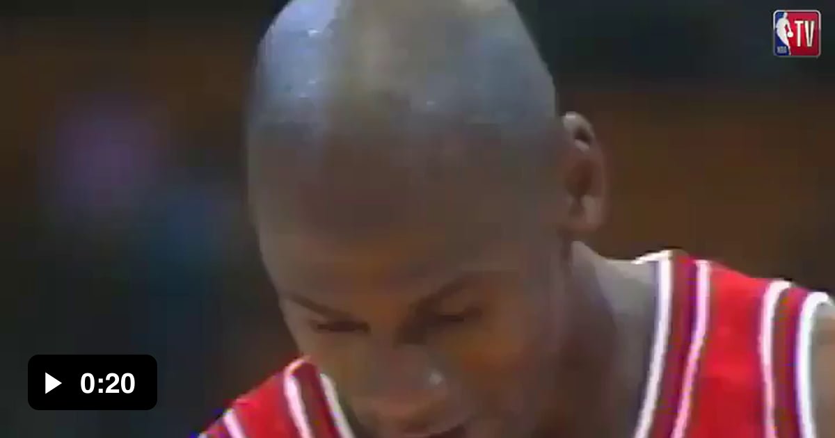 In 1991 Michael Jordan shot a free throw with his eyes closed while playing the Denver Nuggets ...