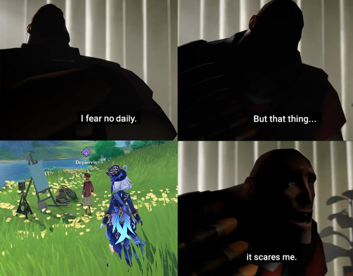 When you forced to do daily quest because you don't have activities for ...