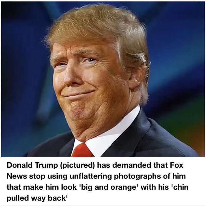 The Orange One's Most Unfavorite Picture. - 9GAG