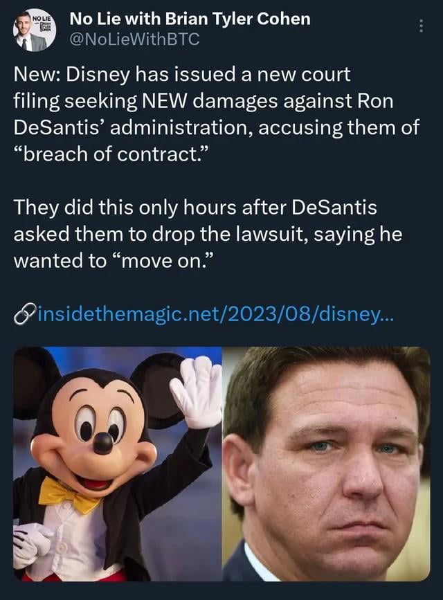 Need to make Mickey Mouse do a Desantis unhinged Laugh - 9GAG