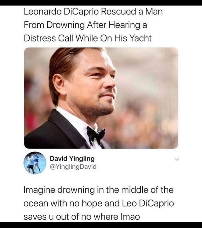 Oh shit its Leo Dicaprio - 9GAG