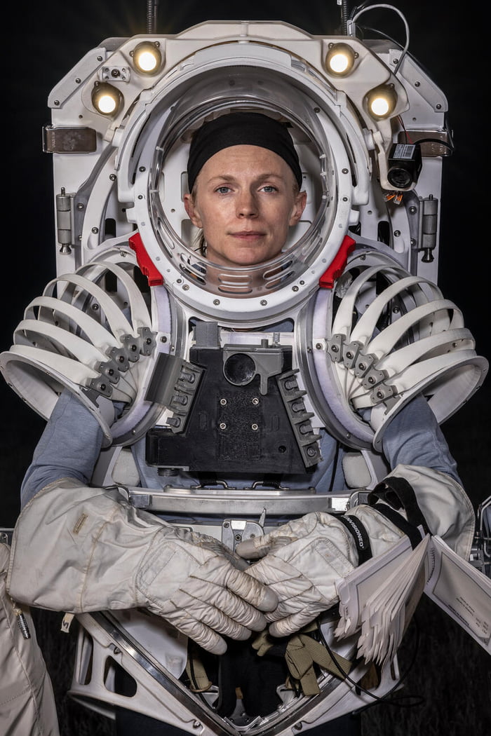 For A Mock Moonwalk Astronaut Zena Cardman Wore This Training Suit For A Mock Moonwalk Astronaut Zena Cardman Wore This Training Suit