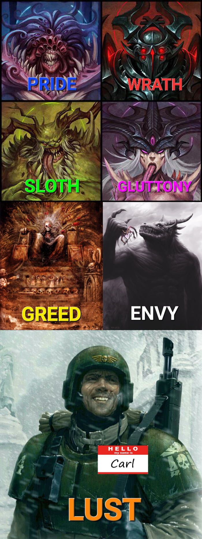 The gods and their sins - 9GAG