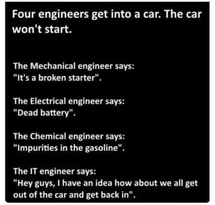 4 engineers - 9GAG