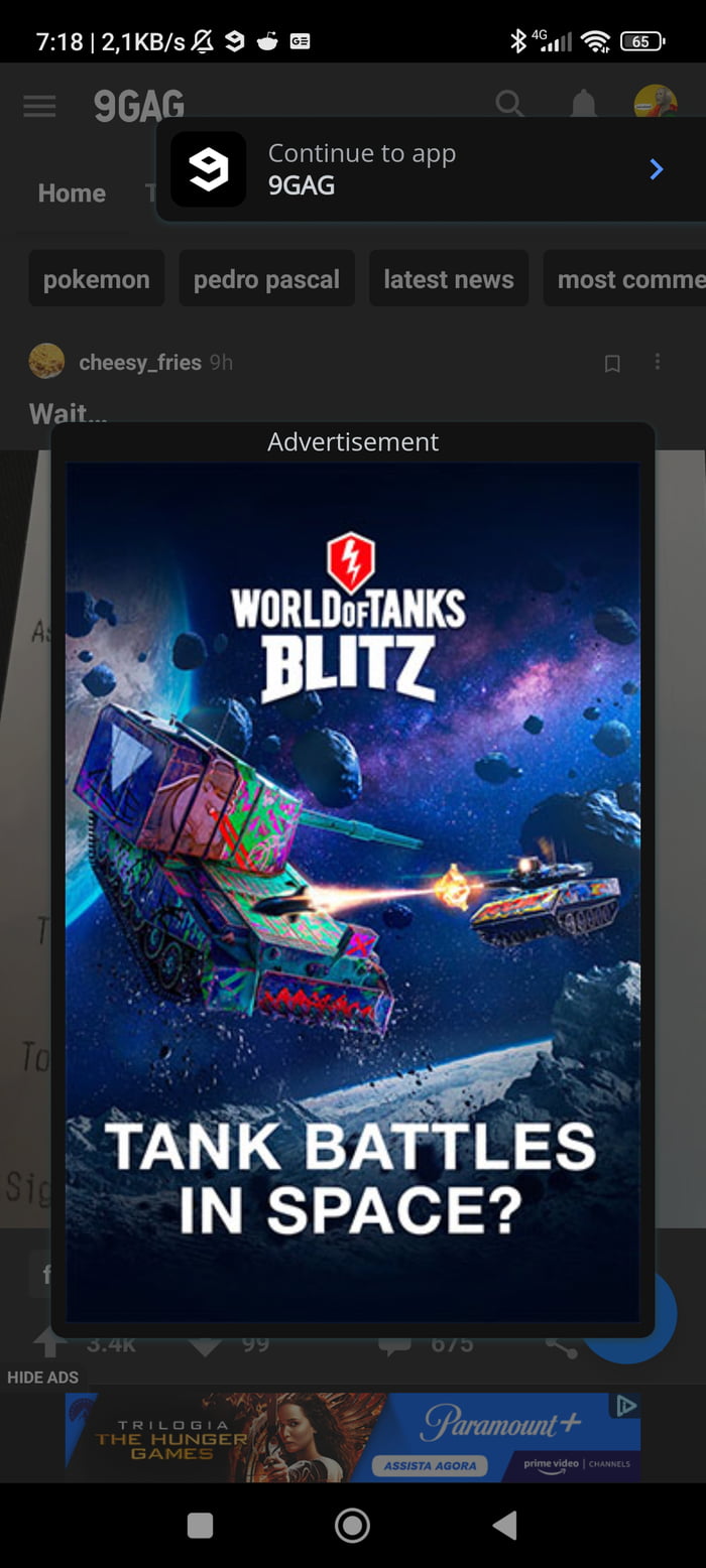 So 9Gag now has this kinda of unholy ads - 9GAG