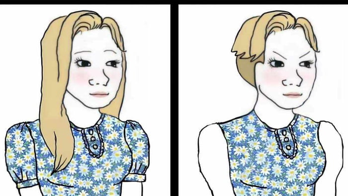 How to tell a female character bec gotten stronger - 9GAG