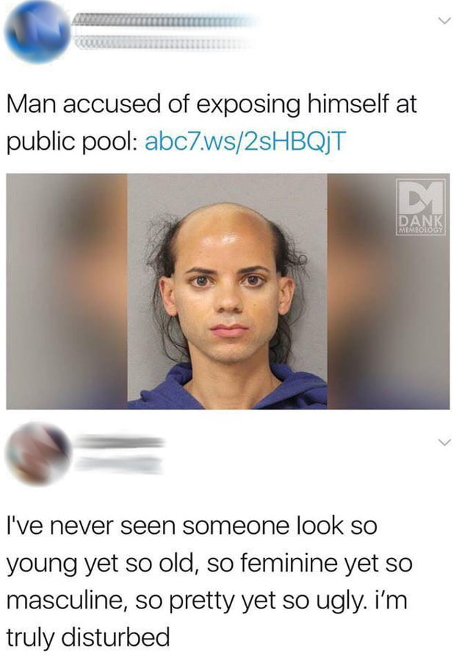 "We're all born bald, baby." - 9GAG