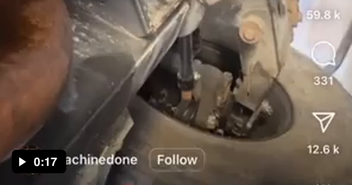 Changing the oil in a truck - 9GAG