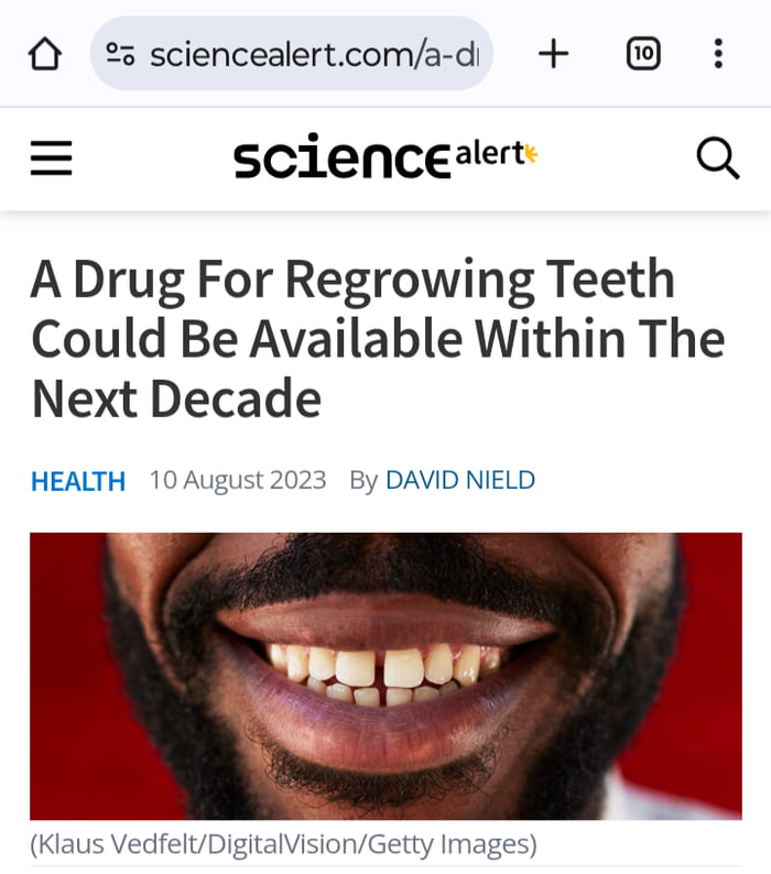 It's been announced that clinical trials for a potential tooth regrowth ...