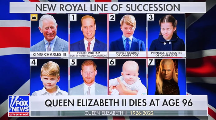Royal in Succession!! - 9GAG