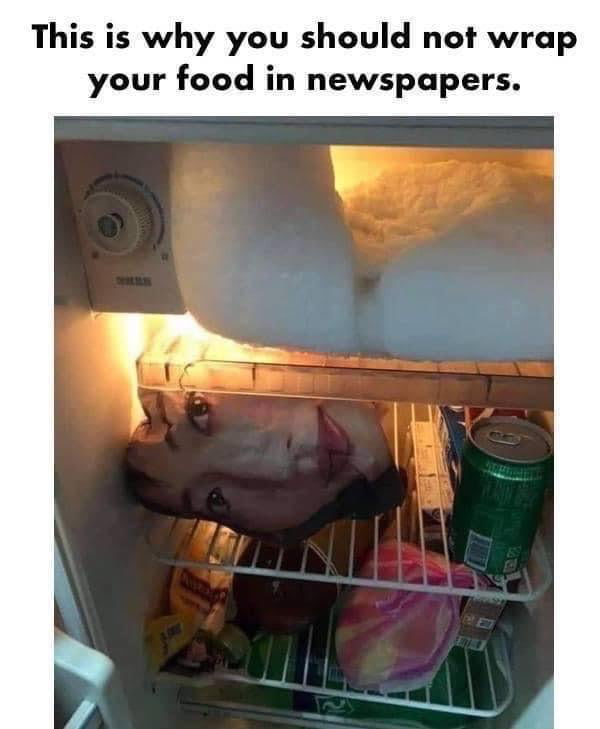 Newspaper Food Wrap 9GAG Newspaper Food Wrap 9GAG