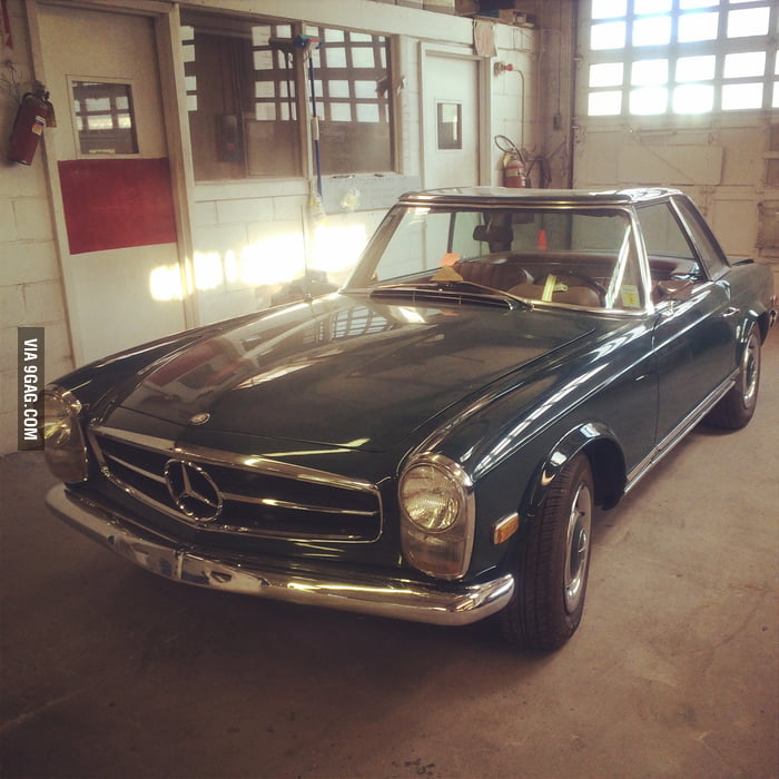 Just finished restoring this 250sl at my shop - 9GAG