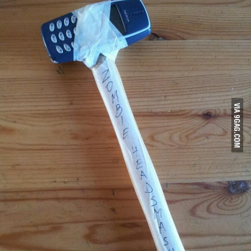 Ladies and Gentleman; The Actual Mjölnir (Thor's Hammer) - 9GAG