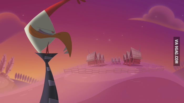 The original bad luck Brian- Cluckie the vampire chicken - 9GAG