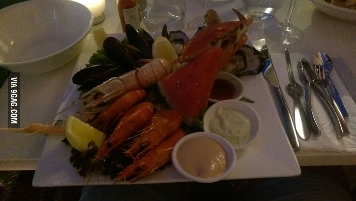 I think meat is wonderful, but any seafood fan out there ? - 9GAG