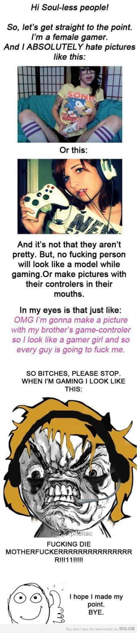Gamer girls? Really? - 9GAG